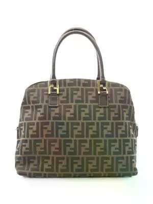 Fendi 2010s Zucca Tote Bag - Brown