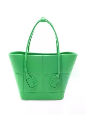 Bottega Veneta Arco Rubber Tote Bag - Green