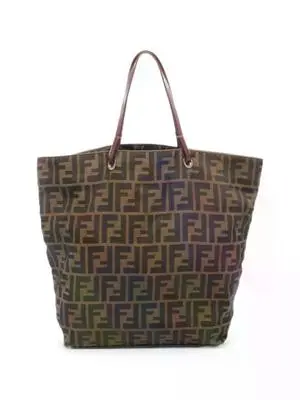Fendi 2000s Zucca-pattern Tote Bag - Brown