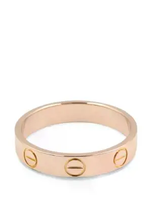 Cartier 18k Rose Gold Love Ring - Pink