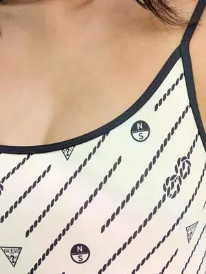 Guess North Sails Rope-print One-piece Swimsuit