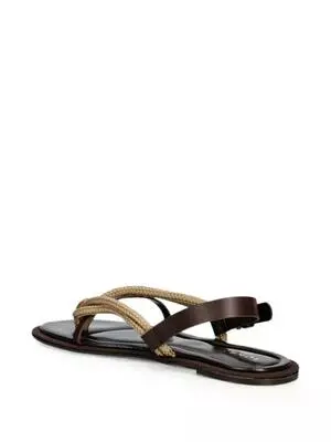 JONAK PARIS Emeline Braided Strap Sandals