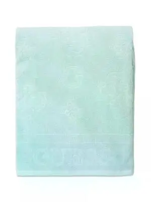 Guess Logo-embossed Beach Towel - Blue
