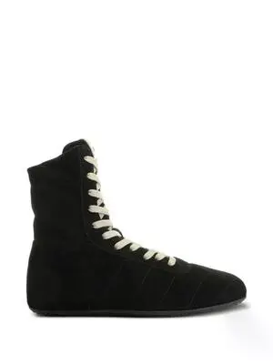 Rick Owens Chevron-quilted High-top Sneakers