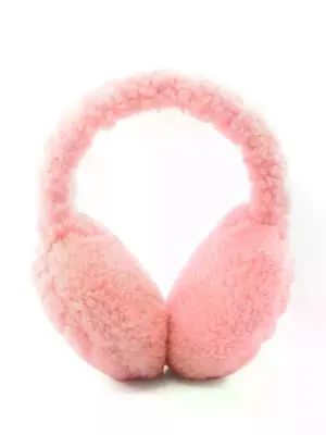 Gucci Shearling Earmuffs - Pink