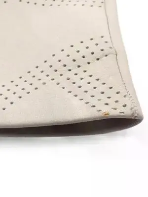 Hermès 2010s Perforated-logo Leather Gloves