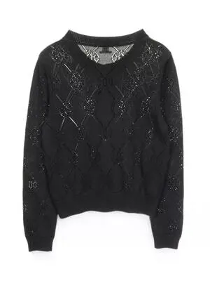 Hermès Crew-neck Cardigan