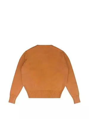DENIM TEARS Flag Crew-neck Sweater - Orange
