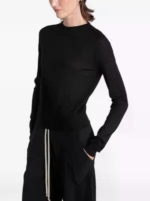 Rick Owens Ribbed-trim Sweater