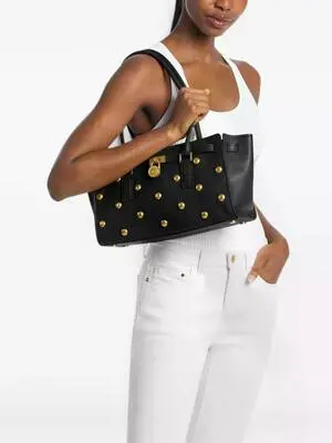 Michael Kors Small Hamilton Studded Leather Satchel