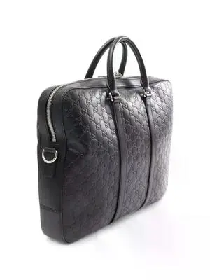 Gucci 2010s Logo-pattern Briefcase
