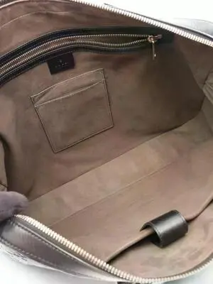 Gucci Logo Pattern Briefcase - Black