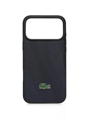 Lacoste Logo-plaque Textured Iphone 17 Pro Max Case