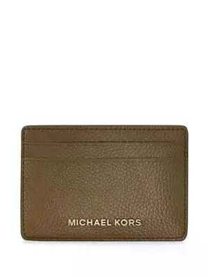 Michael Kors Leather Card Case - Brown