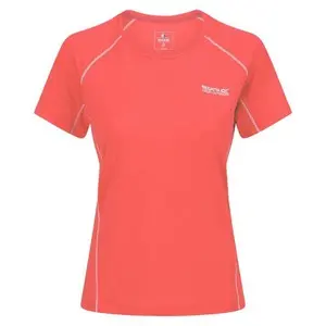 REGATTA Devote Ii Contrast Detail T-shirt - Neon Peach