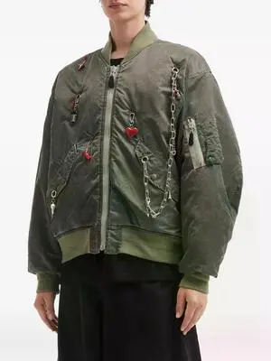 DOUBLET Chain-embellished Bomber Jacket