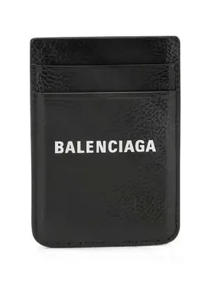 Balenciaga Logo-print Grained Cardholder