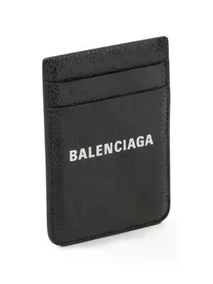 Balenciaga Logo-print Grained Cardholder