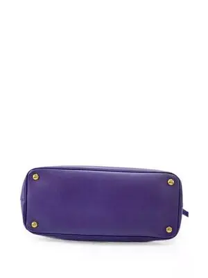Prada Saffiano Leather Galleria Handbag - Purple