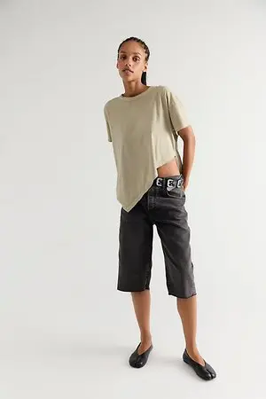 TRICIA FIX Easy Asymmetric Tee - Plaza