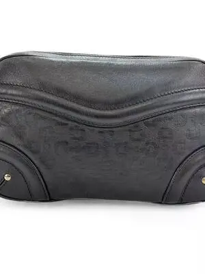 Gucci 2000s Horsebit Pattern Shoulder Bag