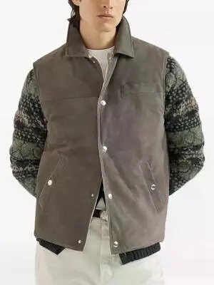 Brunello Cucinelli Suede Down Vest