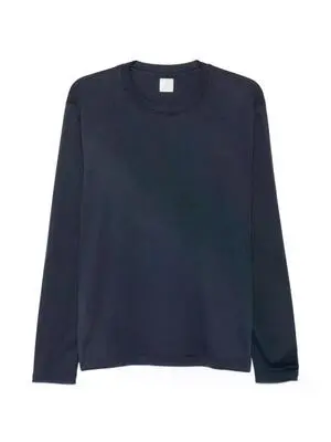 Eleventy Crew-neck Long-sleeved T-shirt - Blue