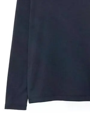 Eleventy Crew-neck Long-sleeved T-shirt - Blue