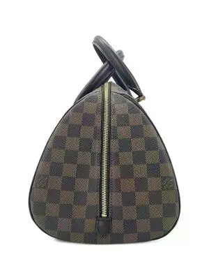 LOUIS VUITTON 2005 Damier Ebène Riviera Tote Bag - Brown