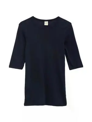 FLORE FLORE Anna Elbow-length-sleeve T-shirt - Blue