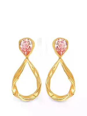 Oscar De La Renta Loop Clip-on Earrings