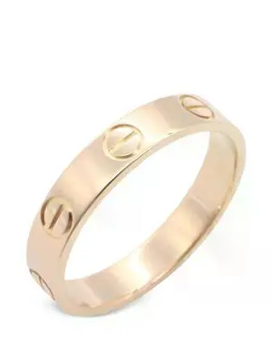 Cartier 18k Rose Gold Love Ring - Pink
