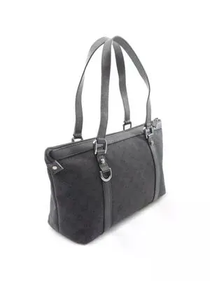 Gucci Abby Gg Canvas Tote Bag - Black