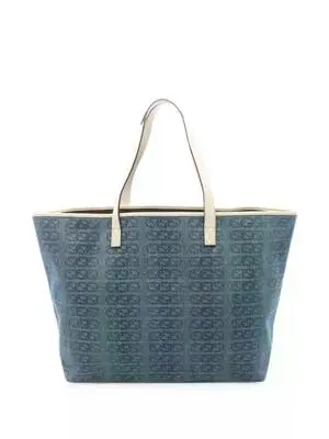 Gucci 2010s Interlocking G Tote Bag - Blue