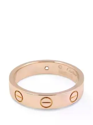 Cartier 2010s Love Diamond Ring - Pink