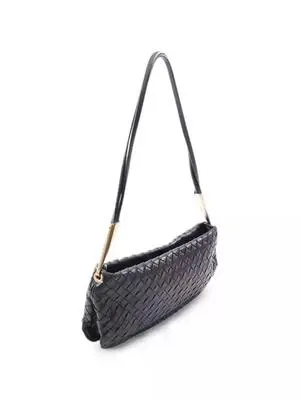 Bottega Veneta 2000s Intrecciato Leather Shoulder Bag