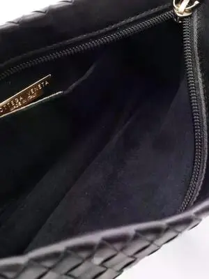 Bottega Veneta 2000s Intrecciato Leather Shoulder Bag