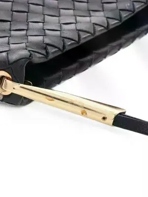 Bottega Veneta 2000s Intrecciato Leather Shoulder Bag