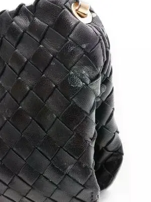 Bottega Veneta 2000s Intrecciato Leather Shoulder Bag