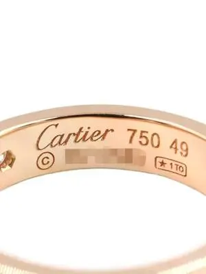 Cartier 18k Gold Diamond Ring