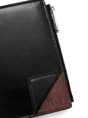 Loewe Logo-debossed Panelled Wallet