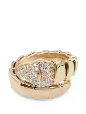 BVLGARI 2010s Serpenti Viper Diamond Ring