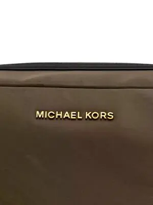 Michael Kors Logo Plaque Zip-fastening Wash Bag