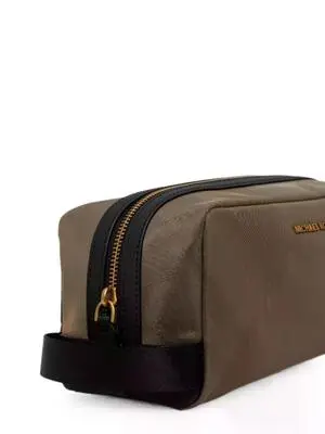 Michael Kors Logo Plaque Zip-fastening Wash Bag