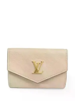 LOUIS VUITTON Lockmini Leather Wallet - Neutrals