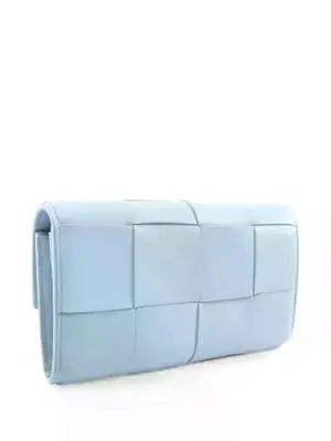 Bottega Veneta 2010s Cassette Intrecciato Wallet - Blue