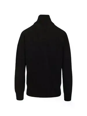 Emporio Armani Embroidered Cashmere Roll Neck Sweater