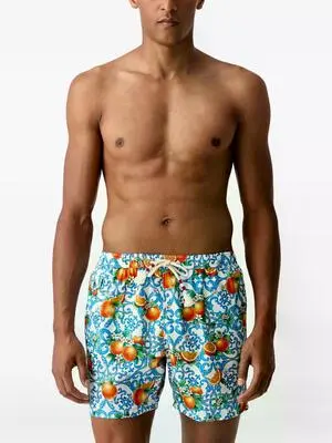 MC2 SAINT BARTH Graphic-print Drawstring Swim Shorts
