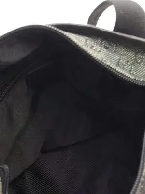 Gucci Gg Canvas Shoulder Bag - Black