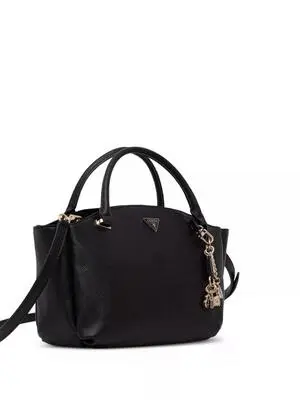 Guess Tote Bag With Logo Plaque And Charm Detail